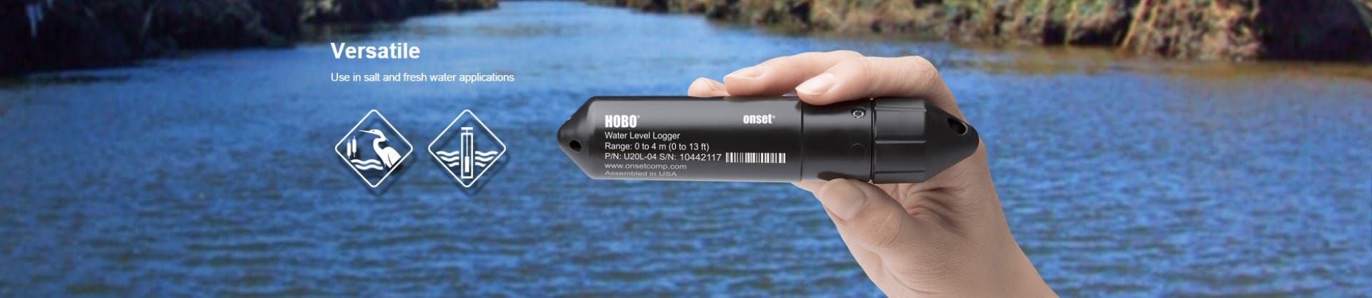 HOBO U20L Water Level and Temperature Loggers | EnviroMonitors